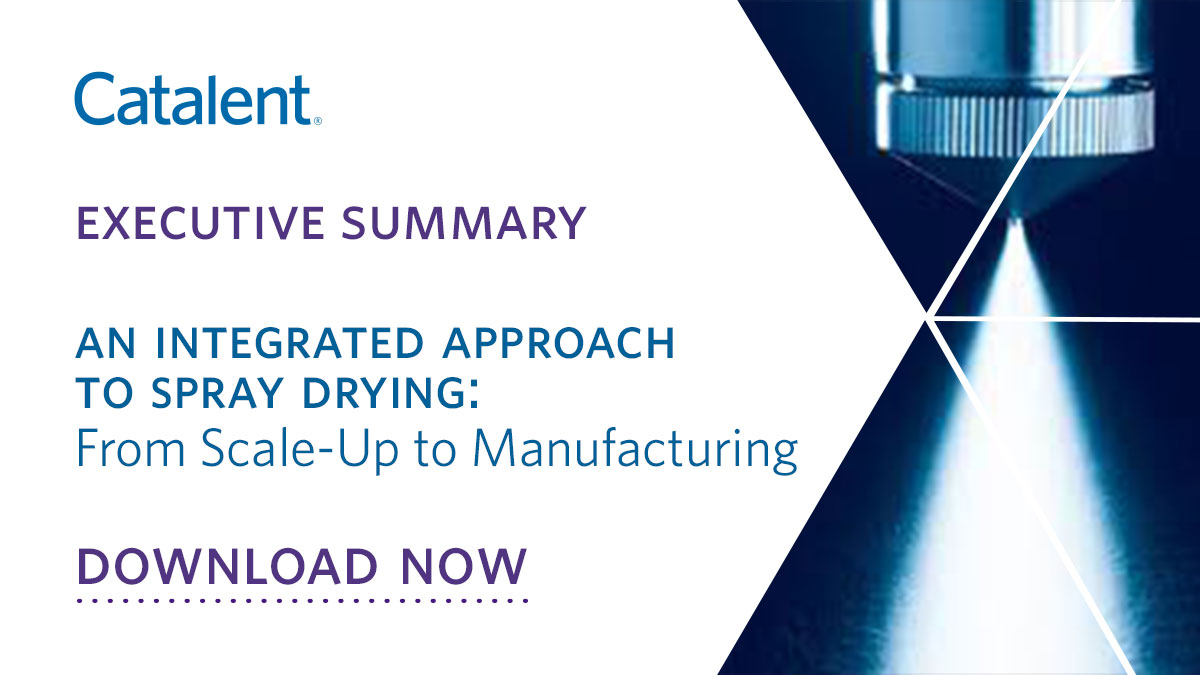 An Integrated Approach to Spray Drying | Catalent