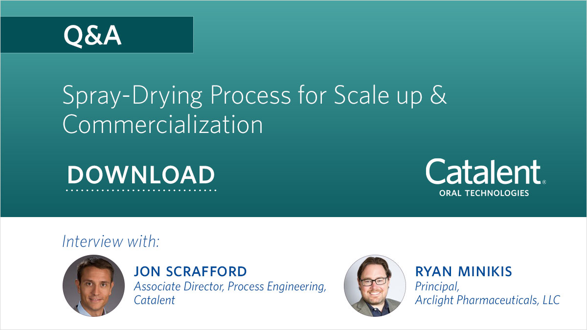 Spray-Drying Process for Scale up and Commercialization