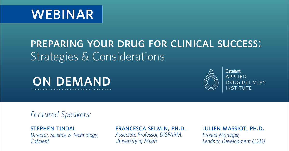 Strategies to Prepare Your Drug for Clinical Success