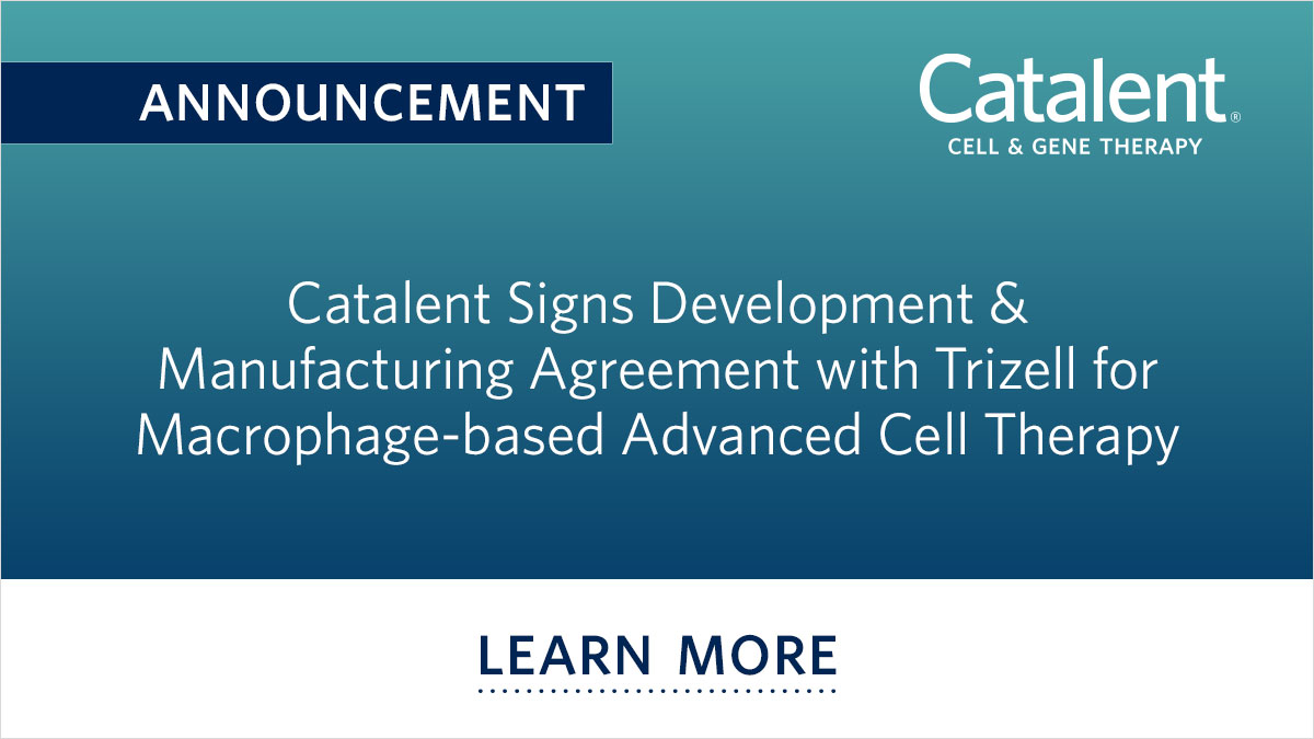 Catalent partners with Trizell for Macrophage-based Cell Therapy