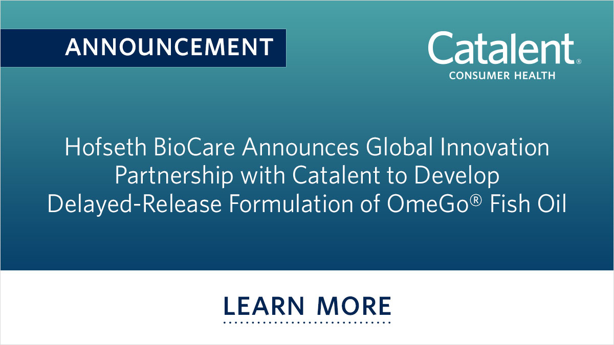 Hofseth & Catalent Partner on Delayed-Release OmeGo® Fish Oil