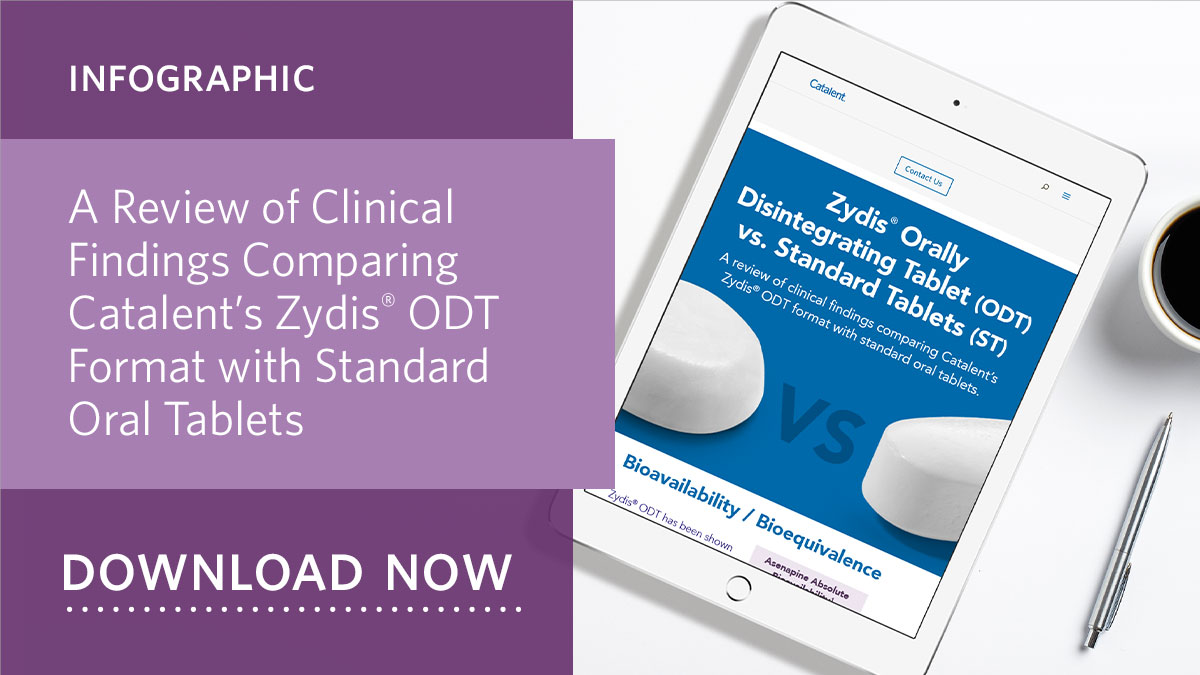 Zydis® Orally Disintegrating Tablet (ODT) vs. Standard Tablets (ST)