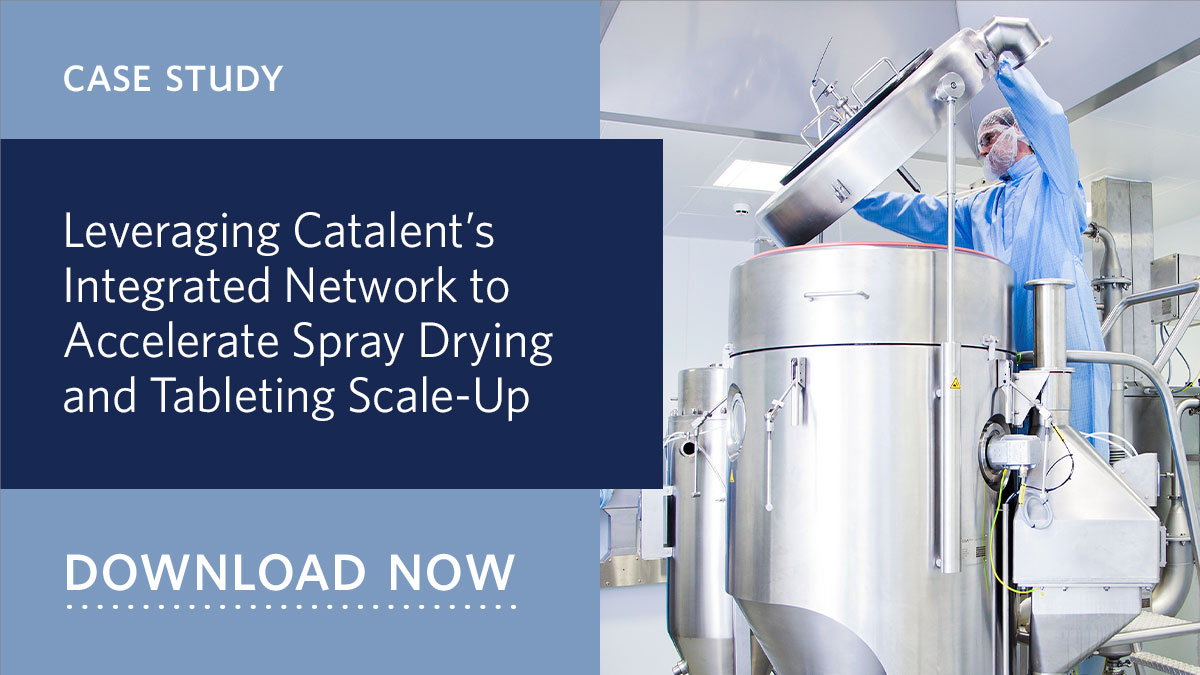 Integrated Networks Spray Drying & Tableting Scale-Up
