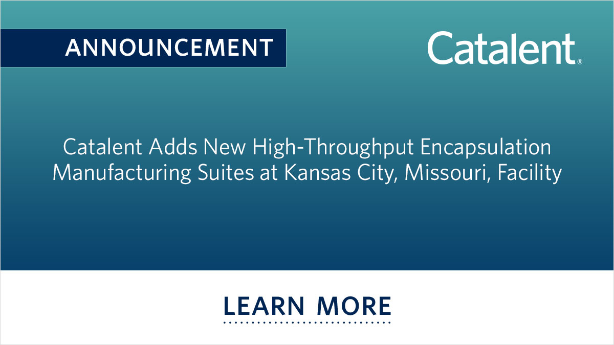Catalent Adds Encapsulation Manufacturing Suites in Kansas City