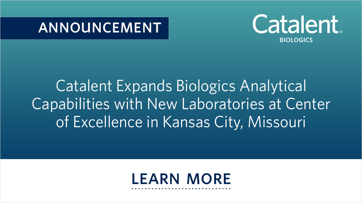 Catalent Expands Biologics Analytical Capabilities