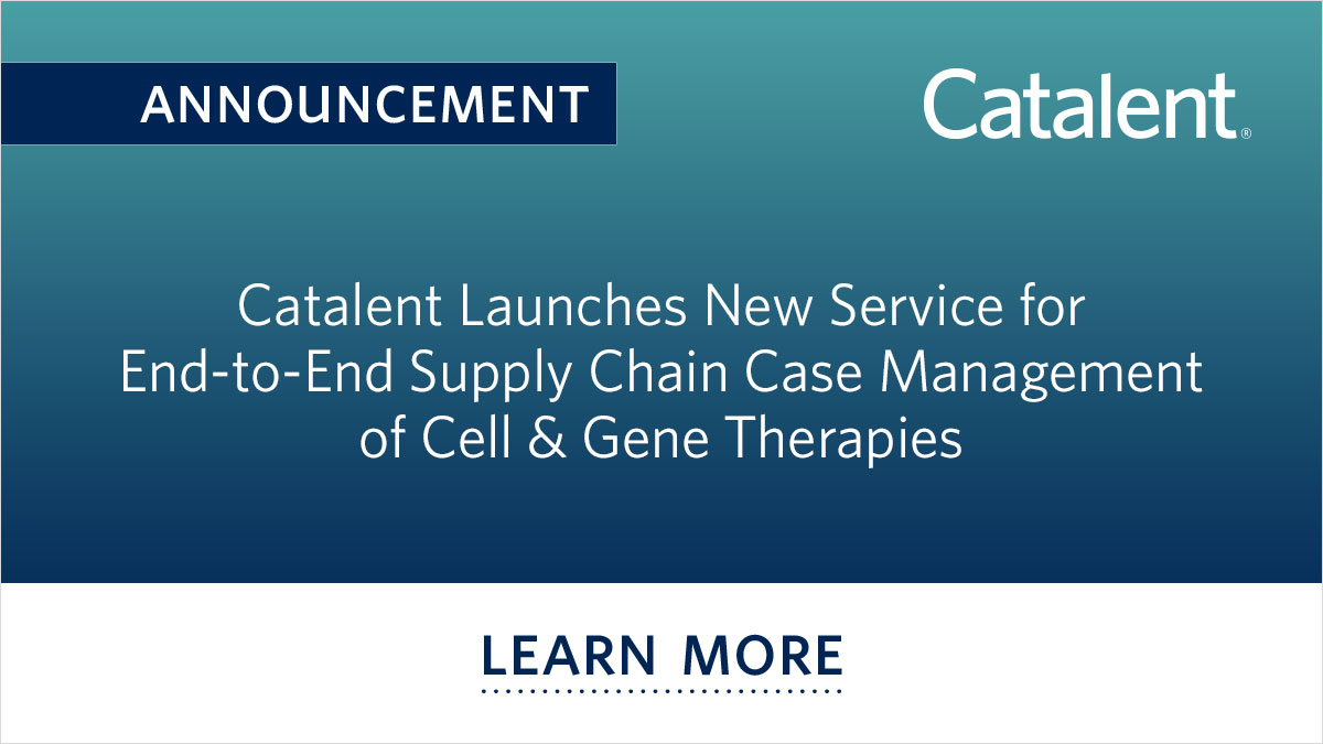 Catalent Launches Case Management of Cell and Gene Therapies