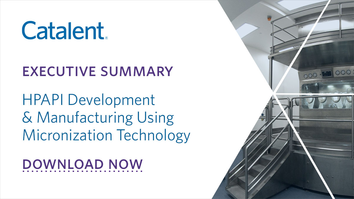 HPAPI Manufacturing Using Micronization Technology