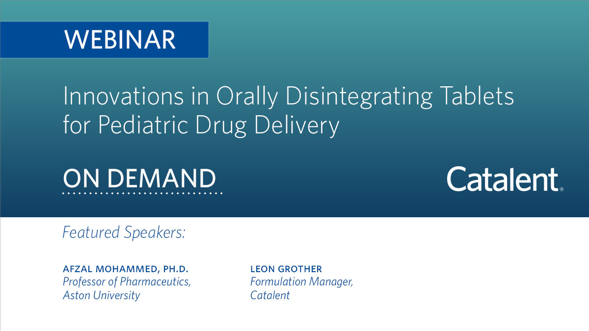 Innovations in ODTs for Pediatric Drug Delivery