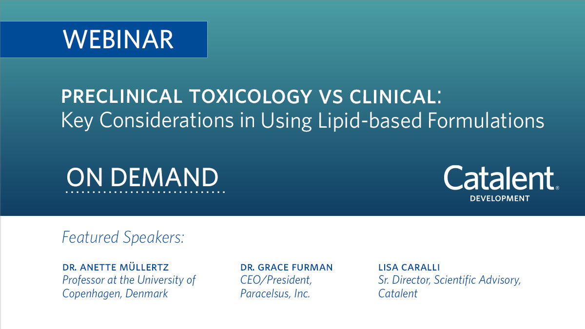 Key Considerations in Using Lipid-based Formulations | Catalent